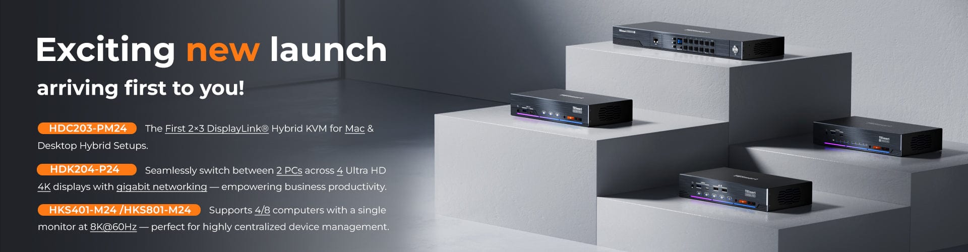 New KVM Switches for Multi-Device Setups | TESmart