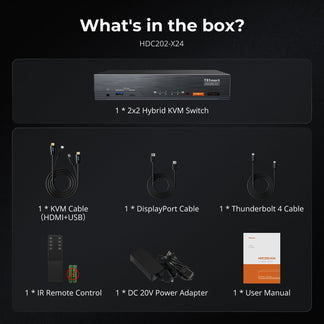 The World’s First Dual Monitor Thunderbolt™ 4 KVM – Perfect for Gaming ...